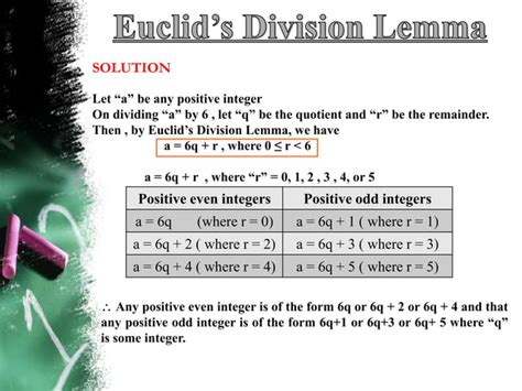 Euclids Division Algorithm Pptx