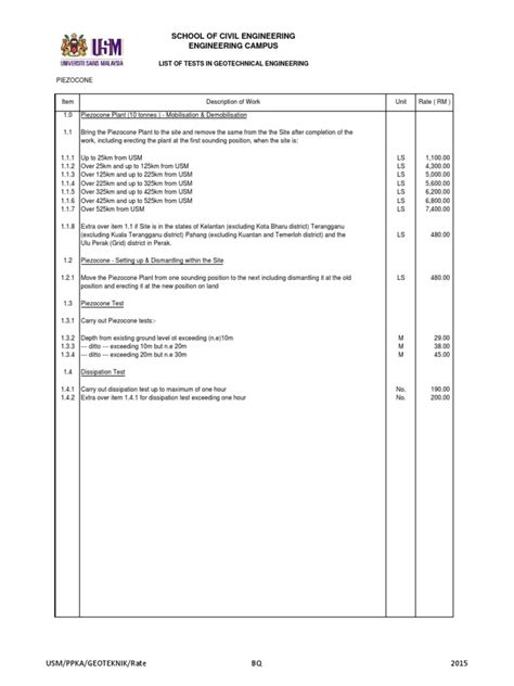 List Of Tests In Geotechnical Engineering Pdf Applied And Interdisciplinary Physics Civil