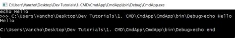 Execute Command Prompt Commands From C Devindeep