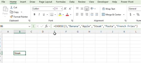 How To Use The Excel CHOOSE Function Spreadsheet Point