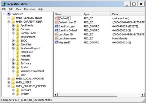 Registry Editor