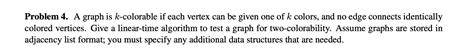 Problem 4 In Java Or Pseudocode ﻿a Graph Is