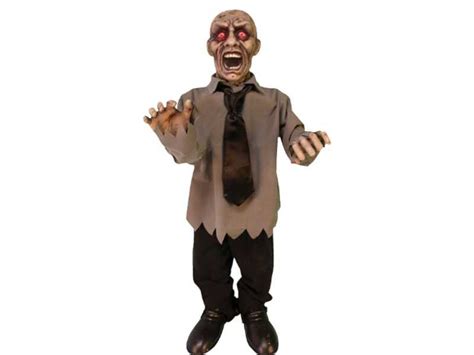 3 Ft Twisting Zombie Animated Prop Haunted House Props