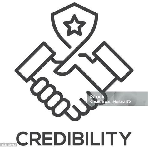 신뢰성 아이콘 비즈니스 개념 현대 기호 선형 픽토그램 윤곽선 기호 간단한 얇은 선 벡터 디자인 요소 템플릿 검증에 대한 스톡 벡터 아트 및 기타 이미지 Istock