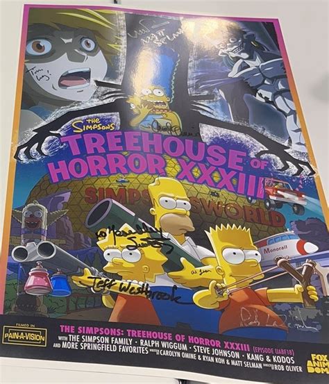 Treehouse Of Horror Xxxiii Poster R Thesimpsons