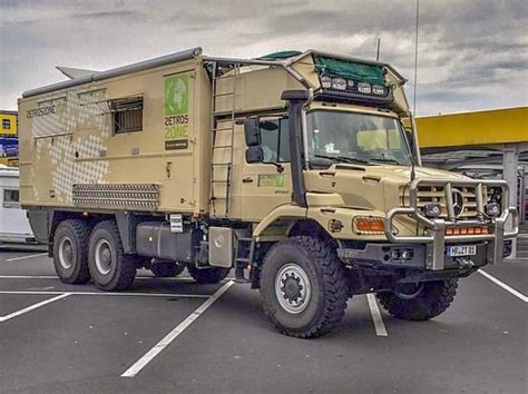 Mercedes Benz Zetros 6x6 Off Road Camper Truck