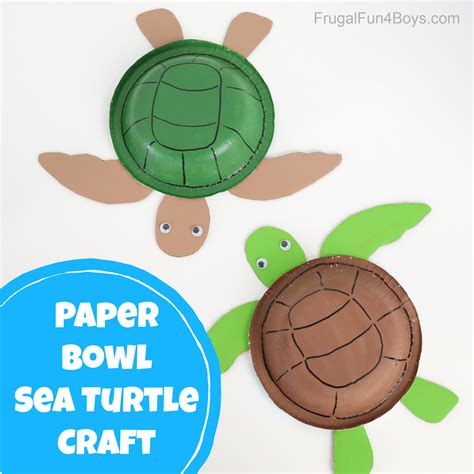 Sea Turtle Craft Template