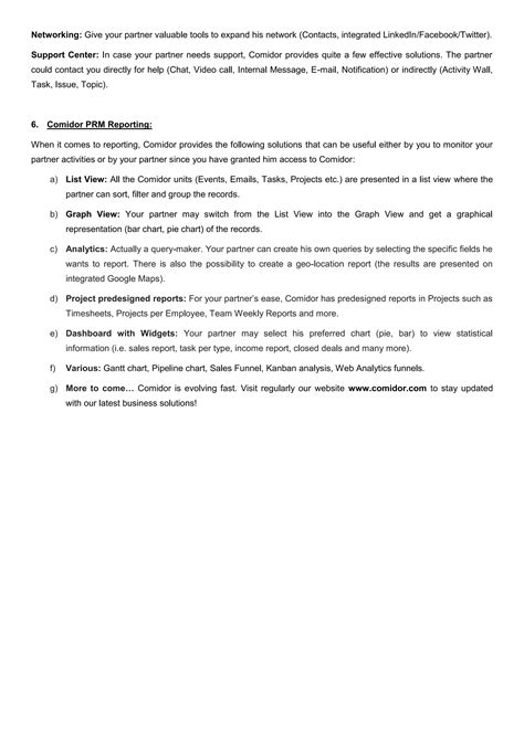 Comidor Best Practices 7 Partner Network Pdf