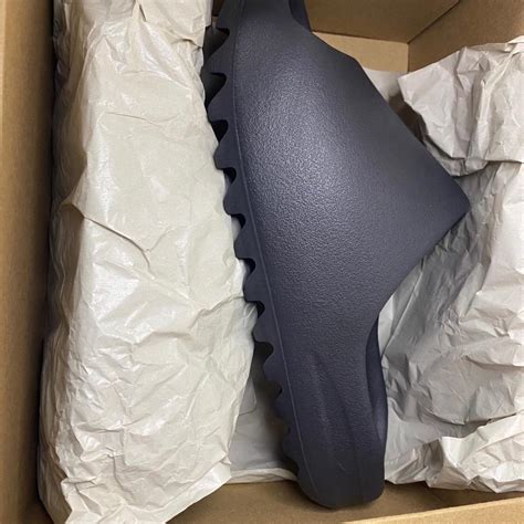 Yeezy Slides Black Multiple Sizes Depop