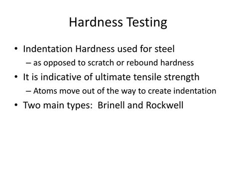 DIFFERENCE BETWEEN ROCKWELL HARDNESS VS BRINELL HARDNESS 51 OFF