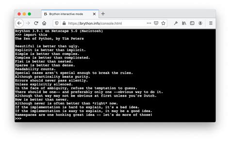 brython python in your browser real python