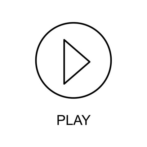 Play Sign Vector Icon 22761572 Vector Art At Vecteezy