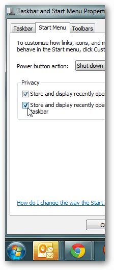 Windows 7 8 How To Disable Recent Items In Jump Lists