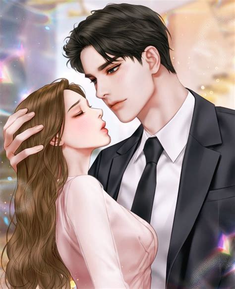 어느 날 남편이 생겼다 애니메이션 커플 그리기 만화 커플 삽화