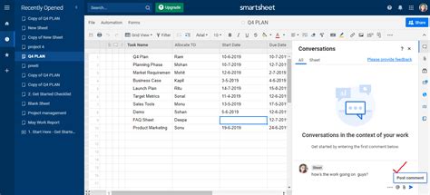 Smartsheet Tutorial Easy Excel Tips Excel Tutorial Free Excel
