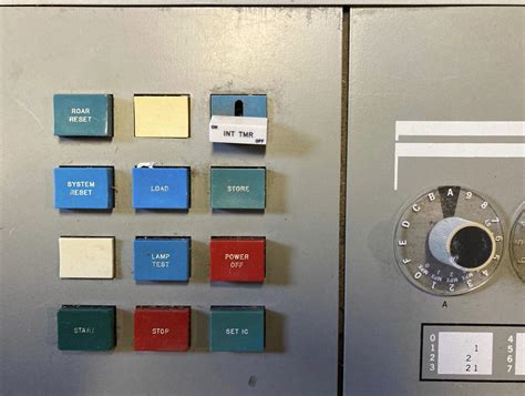 Vintage Ibm System 360 Model 30 Mainframe Computer Console Control