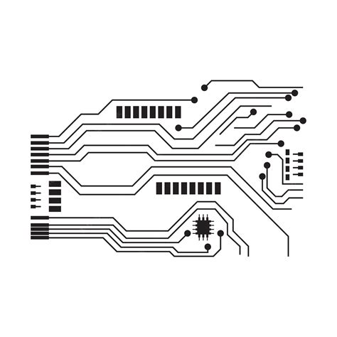 Premium Vector Circuit Logo Template Vector Illustration Icon Design