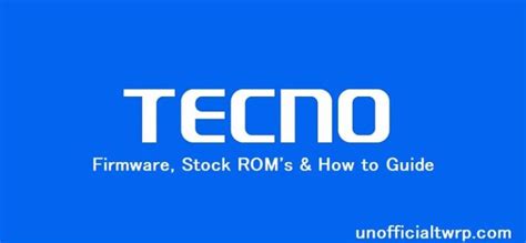 Tecno Spark 30C KL5 Firmware Flash File ROM