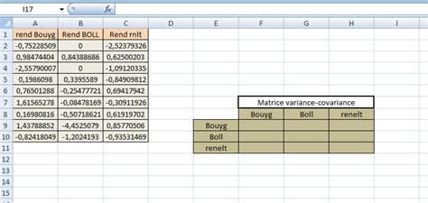 Matrice De Variance Covariance Sous Vba Macros Et Vba Excel