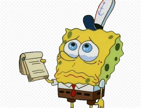 Crying Spongebob Squarepants