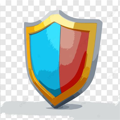 Free Shield Security Vector A Simplistic Colorful Icon Of Protection