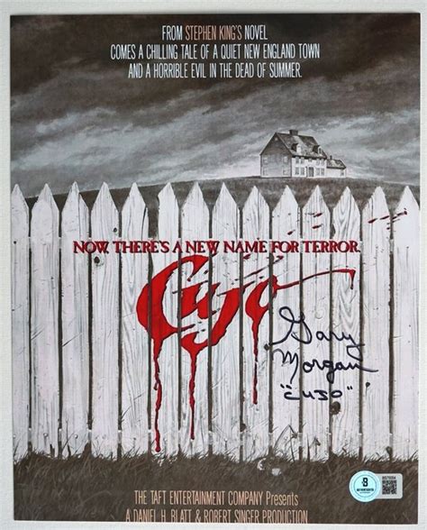 Stephen Kings Cujo Gary Morgan Cujo Autograph Photo With