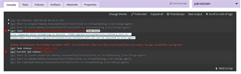 go cd gocd run bash script on pipeline stack overflow