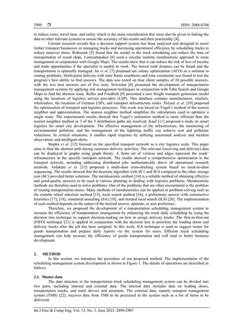 A Transportation Scheduling Management System Using Decision Tree And