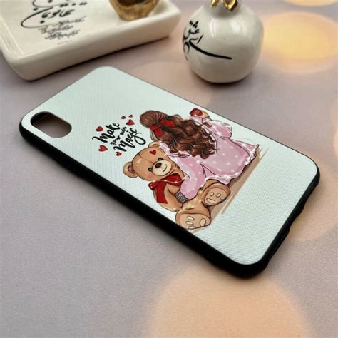 قاب گوشی Iphone X Iphone Xs آیفون دور ژله ای طرح برجسته فانتزی مدل