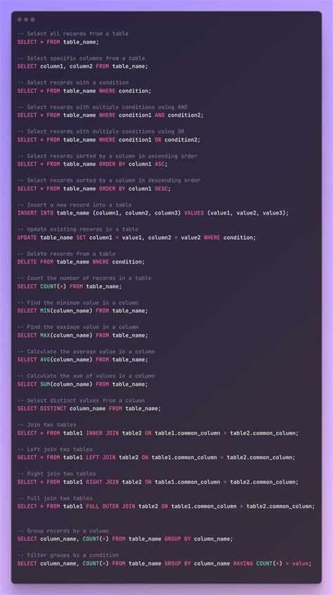 Mohamed Zakir H On Linkedin Sql Cheatsheet By Csaba Kissi