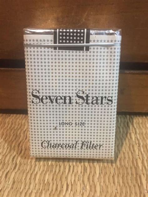 Seven Stars Long Size Charcoal Filter Soft Pack Danlys Vintage