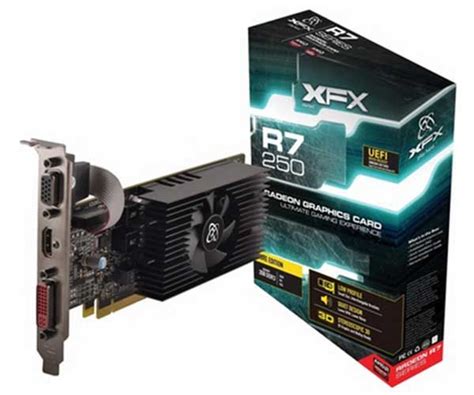 Placa De Video Xfx Radeon R7 250 2gb Ddr3 128bit R7 250e Clf4 Pichau
