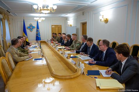 Зустріч Секретаря РНБО України Олексія Данілова з міністром оборони Королівства Данія Троельсом