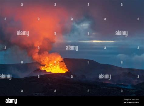 Iceland Reykjanes Peninsula Grindavik Fagradalsfjall Fagradalsfjall
