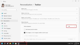 How To Change Windows Taskbar Alignment WindowsTip