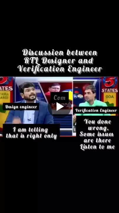 Rtl Design Vs Functional Verification A Teaser Sri Harsha