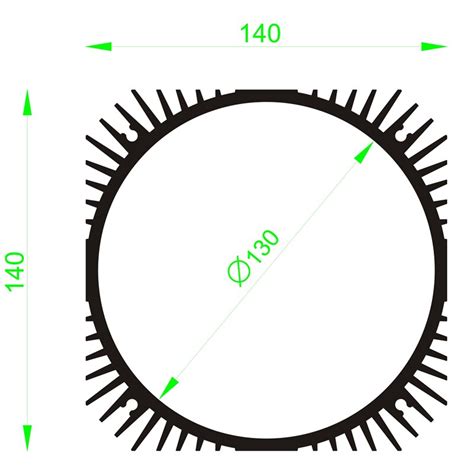 All Aluminum D130mm Toroidal Transformer Shield C Grandado