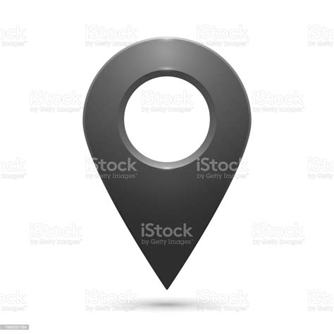 지리적 위치 아이콘은 투명한 배경에 강조 표시된 파란색입니다 0명에 대한 스톡 벡터 아트 및 기타 이미지 0명 3차원 형태 가리키기 Istock