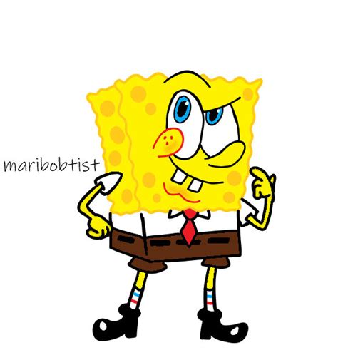 Think Spongebob By Maribobtist On Deviantart