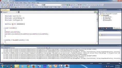 programming adc of avr microcontroller atmega32 part 2 of 2 youtube