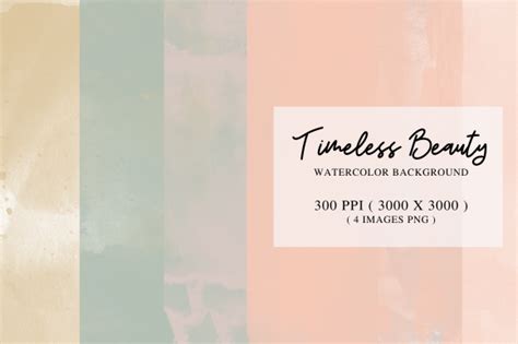 Timeless Beauty Watercolor Background Graphic by FolieDesign · Creative ...