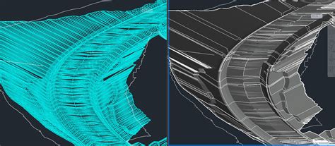 Creating A Surface From Multiple Polyface Meshes Triangles Connect