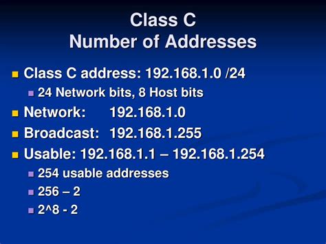 Ppt Binary Lesson 6 Classful Subnetting 24 25 And 26 Powerpoint