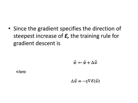 derivation of the gradient descent rule pdf