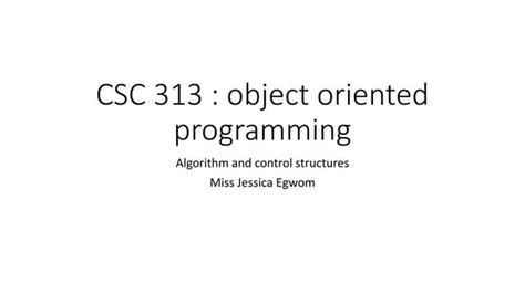 Problem Solving And Algorithm Development Ppt