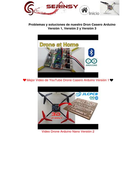 Manual Soporte Drone Arduino 3d Version 2 Serinsy Pdf Arduino Bluetooth