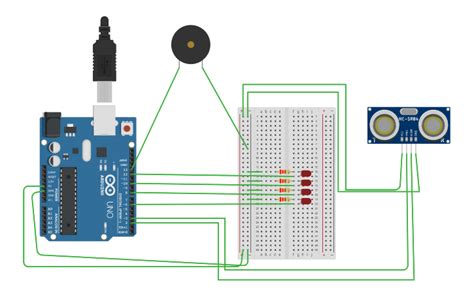 Circuit Design Proximity Sensor Carla Alonso Tinkercad