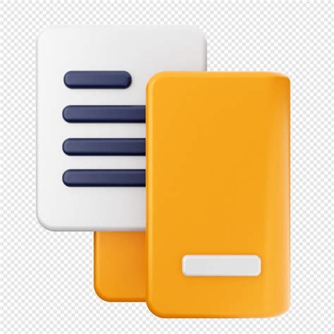 Premium Psd 3d Folder Document File