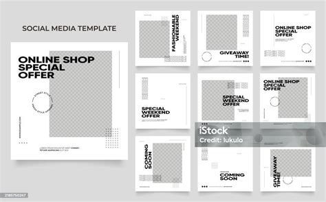 소셜 미디어 템플릿 배너 패션 판매 프로모션 완전히 편집 가능한 사각형 포스트 프레임 퍼즐 트렌디 한 판매 포스터 블랙