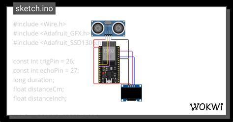 P14 Tugas Oledultra Wokwi Esp32 Stm32 Arduino Simulator